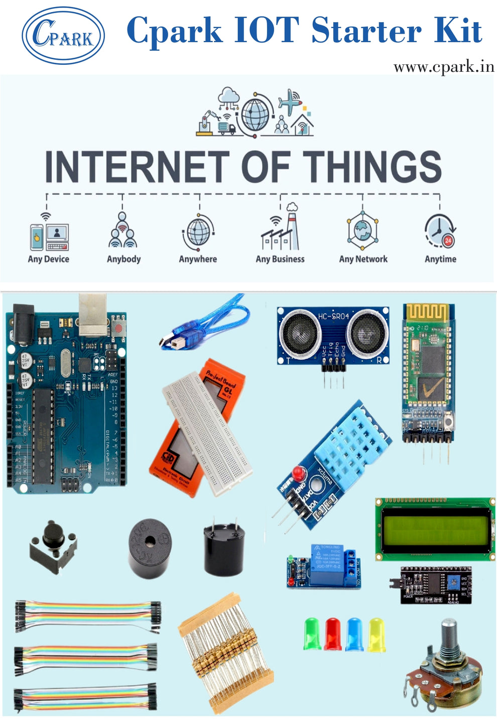 Cpark Arduino IOT Starter Kit – CparkB2C